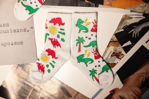 Kids Compression Socks (DINOS - Size 3/6Y) - LittleWins